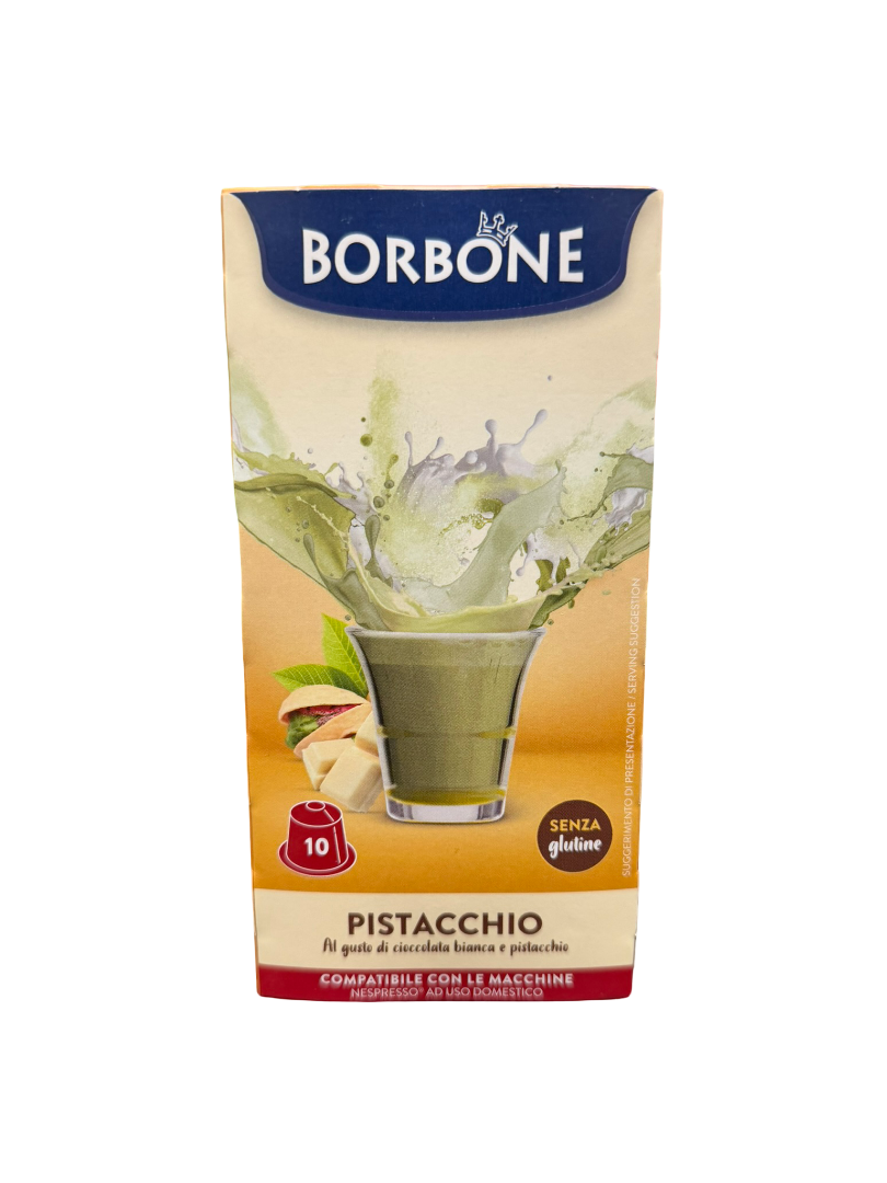BORBONE NESPRESSO PISTACCHIO 10PC – Cataldi Fresh Market Inc.